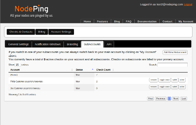 NodePing Server and Website Monitoring